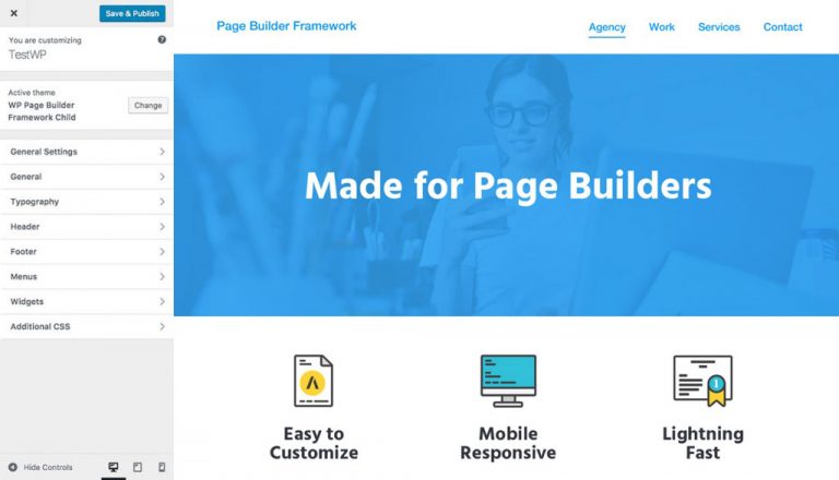 Page Builder Framework – A Fast & Minimalistic WordPress Theme