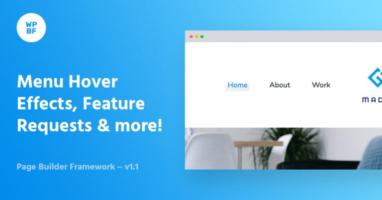 Menu Hover Effects, Feature Requests & more! - Page Builder Framework